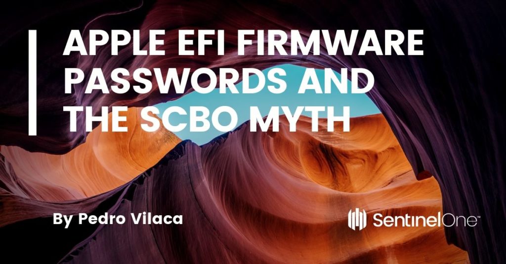 Apple EFI firmware passwords and the SCBO myth