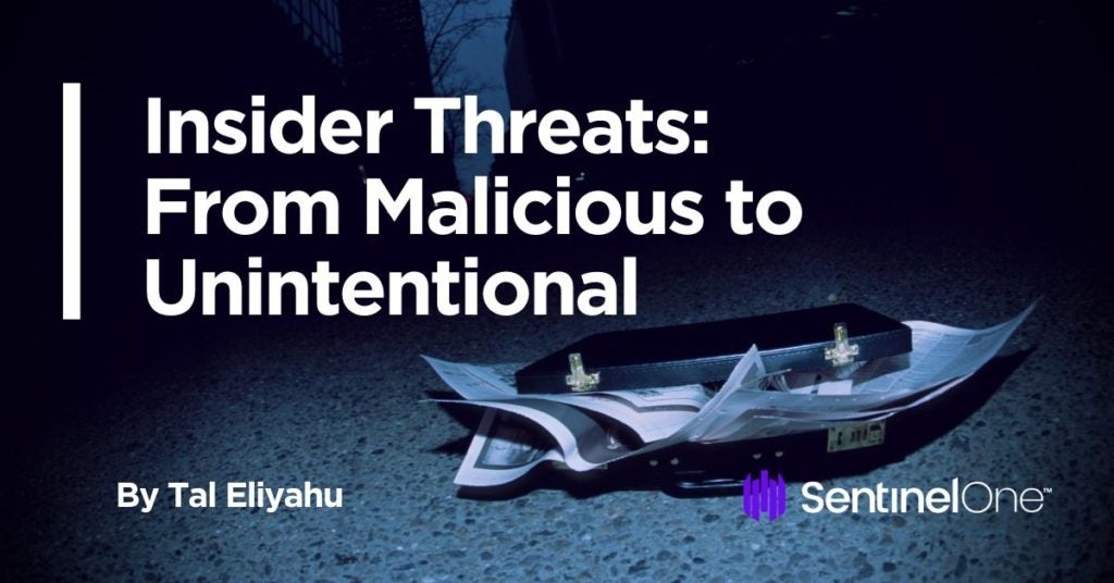 Insider Threats | From Malicious to Unintentional | SentinelOne
