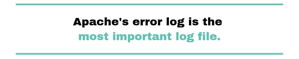 Understanding The Apache Error Log In Detail DataSet