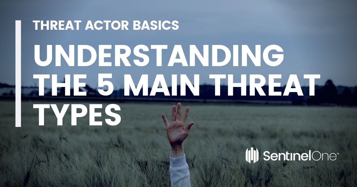 Threat Actor Basics: Understanding the 5 Main Threat Types - Strategic ...