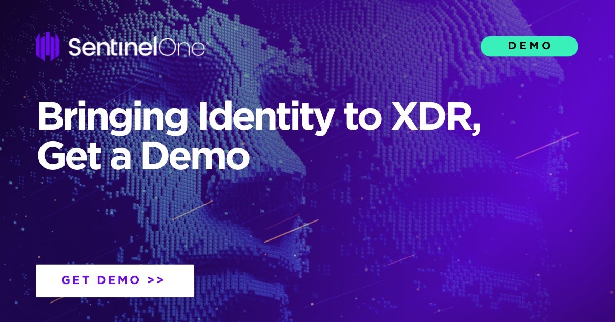 SentinelOne Singularity for Identity - Request a Demo