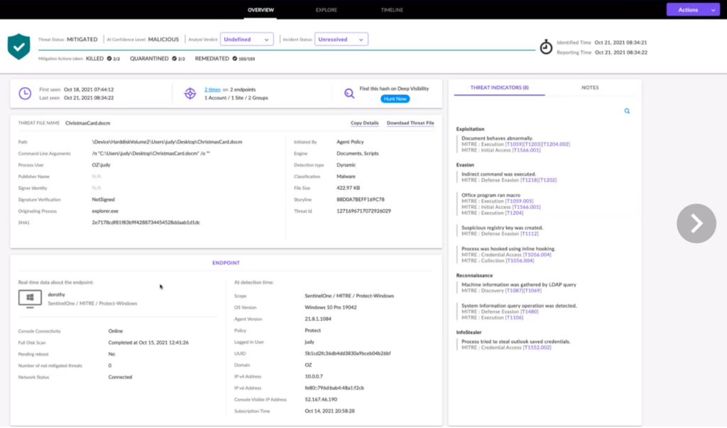 Our Take: SentinelOne’s 2022 MITRE ATT&CK Evaluation Results