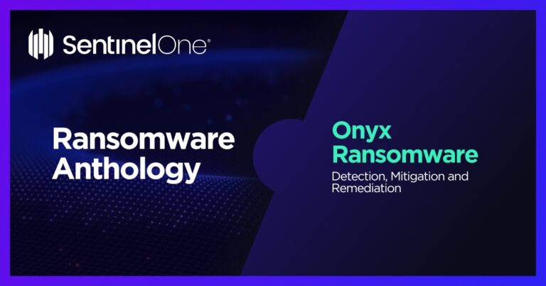Onyx Ransomware: In-Depth Analysis, Detection, and Mitigation