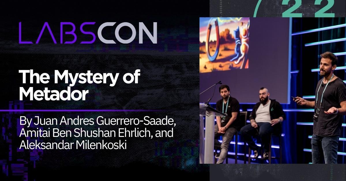 LABScon Replay | The Mystery of Metador | SentinelOne