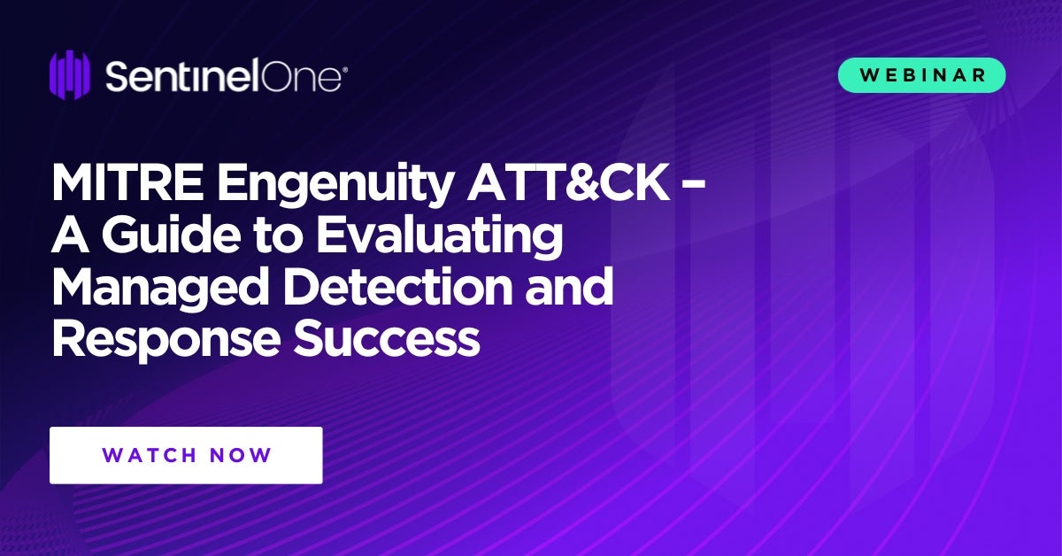 Evaluating MDR Success with MITRE ATT&CK Framework