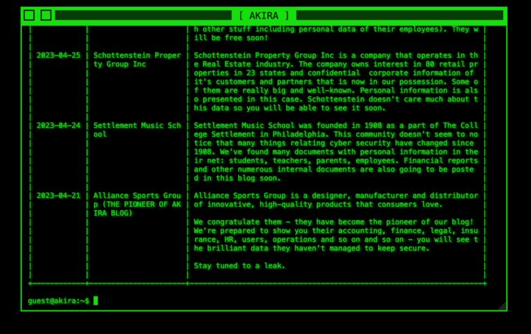 Akira Ransomware: In-Depth Analysis, Detection, and Mitigation