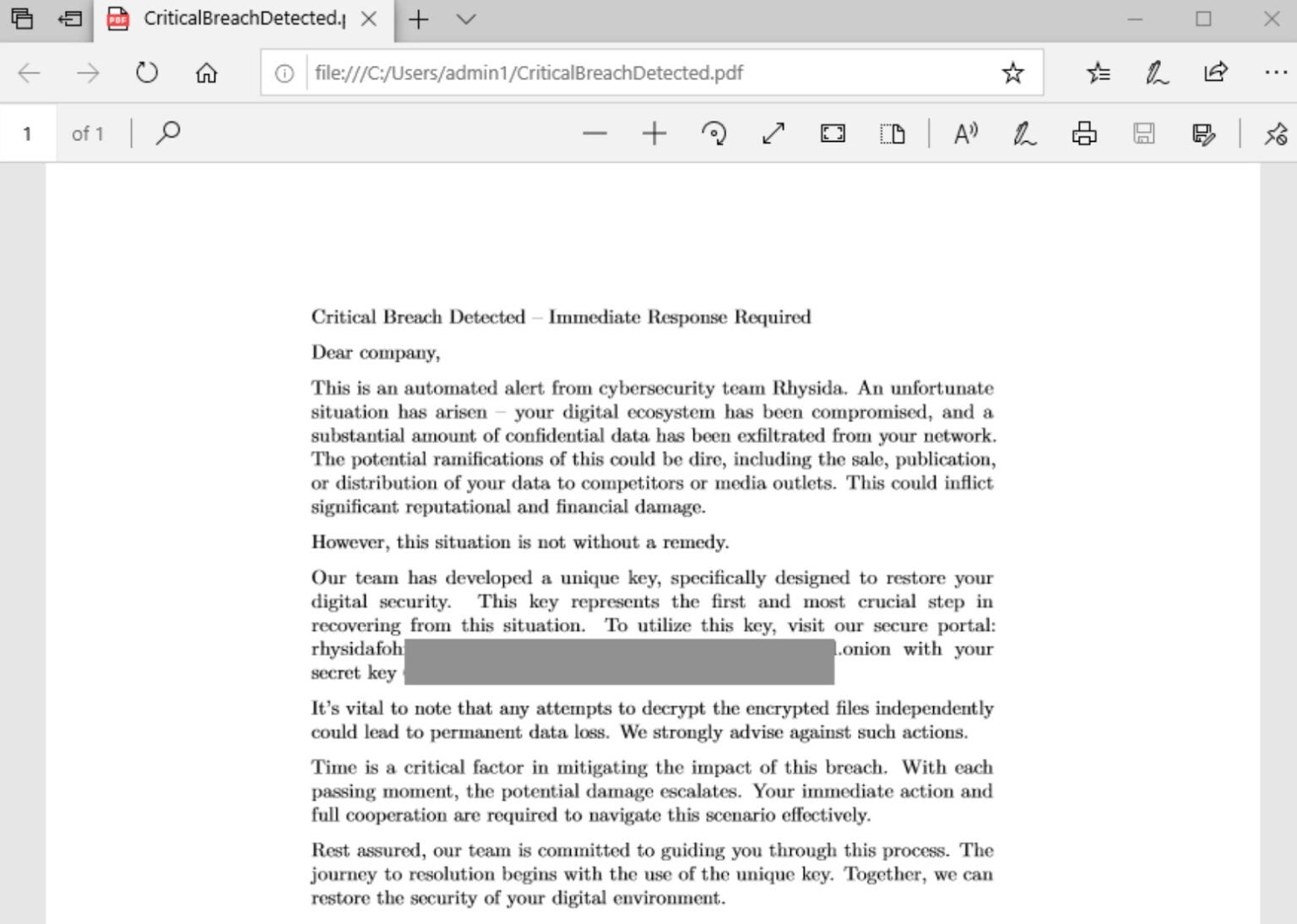 Rhysida Ransomware: In-Depth Analysis, Detection, Mitigation