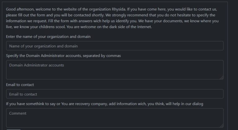 Rhysida Ransomware | RaaS Crawls Out of Crimeware Undergrowth to Attack ...
