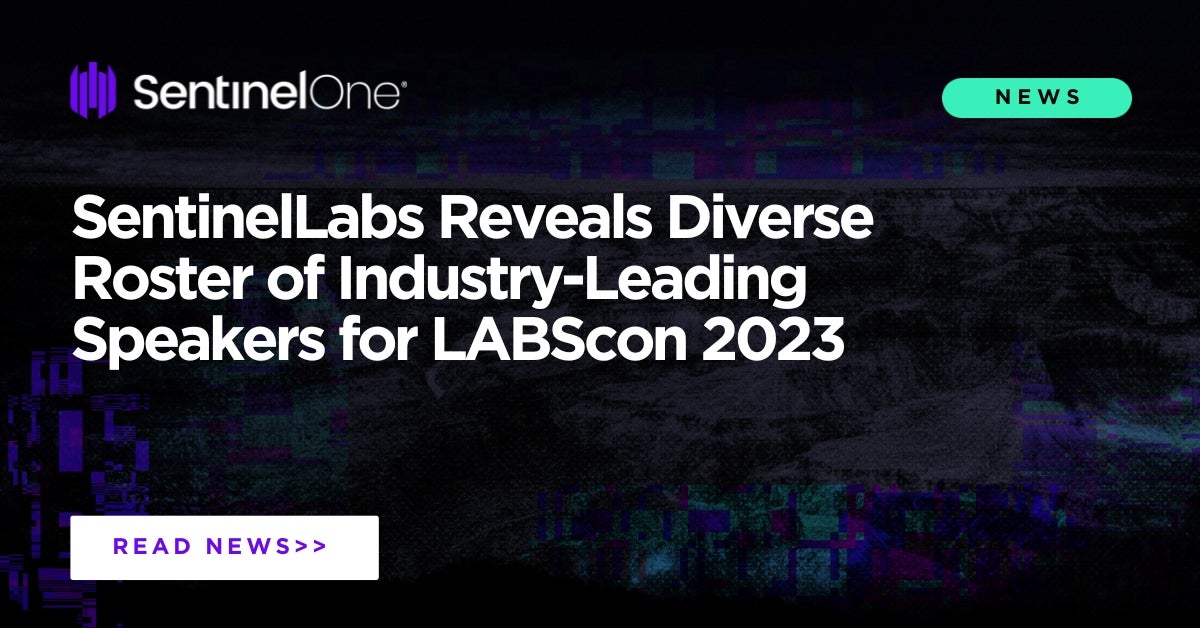 LABScon 2023: Top Security Research Speakers - SentinelOne