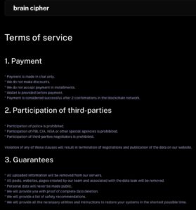 Brain Cipher Ransomware: Analysis, Detection, and Mitigation