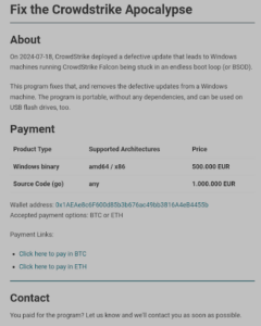 CrowdStrike Global Outage - Threat Actor Activity and Risk Mitigation ...