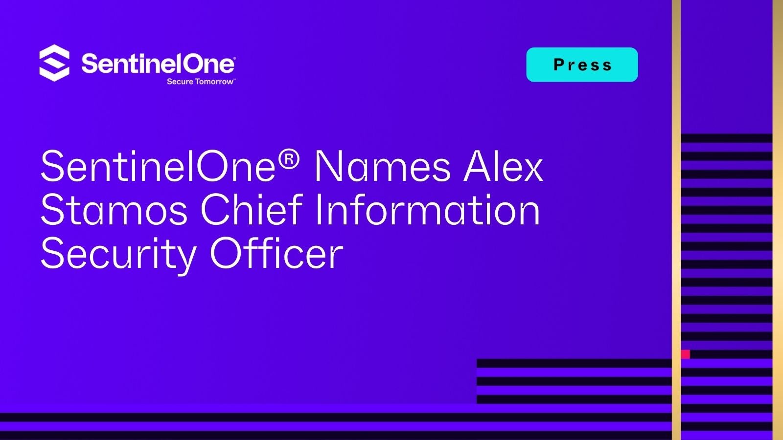SentinelOne® Names Alex Stamos Chief Information Security Officer