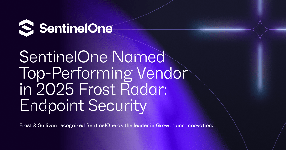 Frost™ Radar: Endpoint Security 2025 | SentinelOne