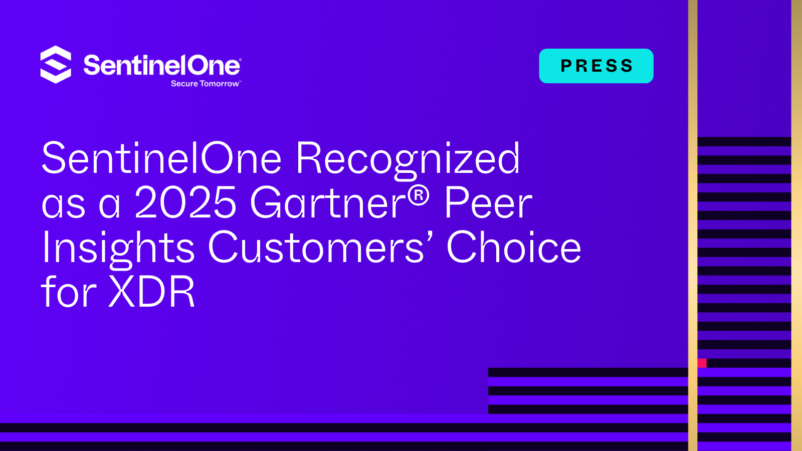 SentinelOne Recognized as a 2025 Gartner® Peer Insights Customers’ Choice for XDR | SentinelOne