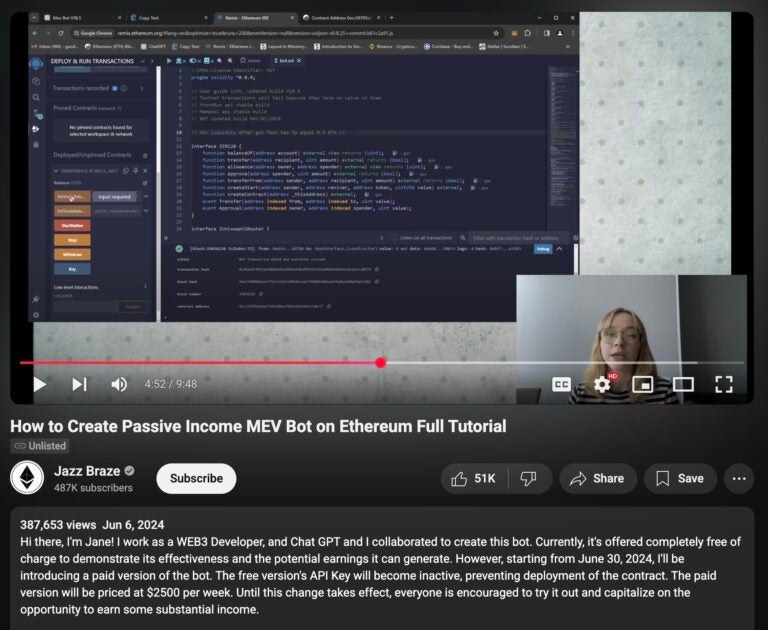 Smart Contract Scams | Ethereum Drainers Pose as Trading Bots to Steal Crypto | SentinelOne