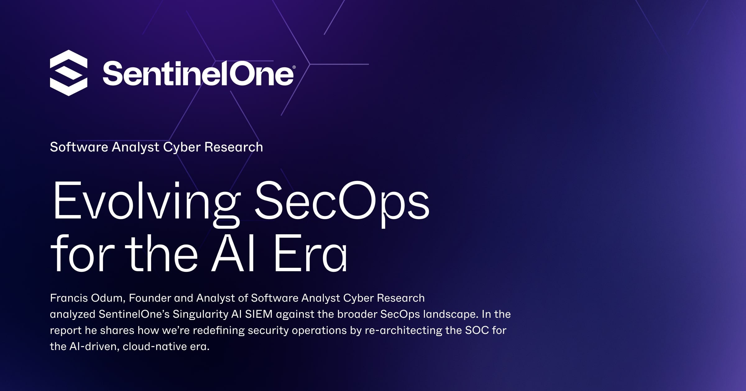 SentinelOne AI SIEM: A Deep Dive into Autonomy & Architecture